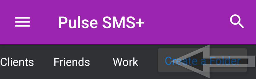 Pulse SMS+ - Folder Tabs – Pulse SMS